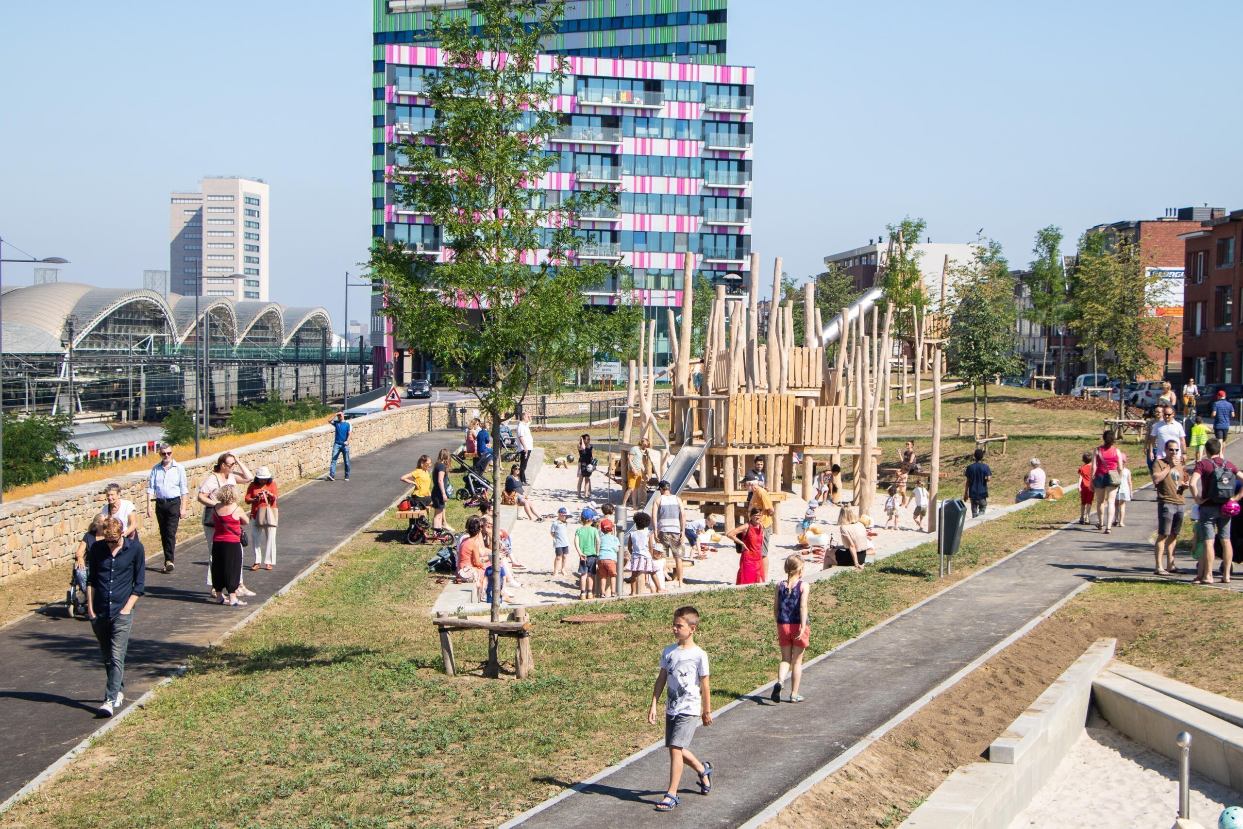 Leuven’s Park Belle-Vue wins the Public Space Award 2023 - POLIS Network